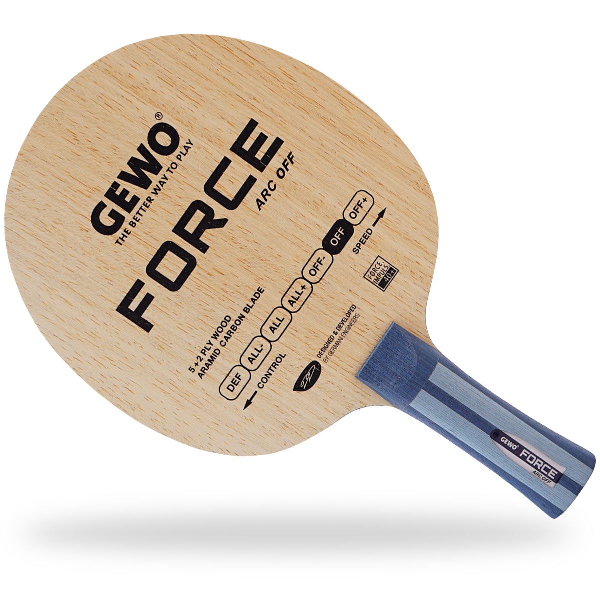 GEWO FORCE ARC OFF (捷沃ARC碳 OFF) – Winning Sports Table Tennis
