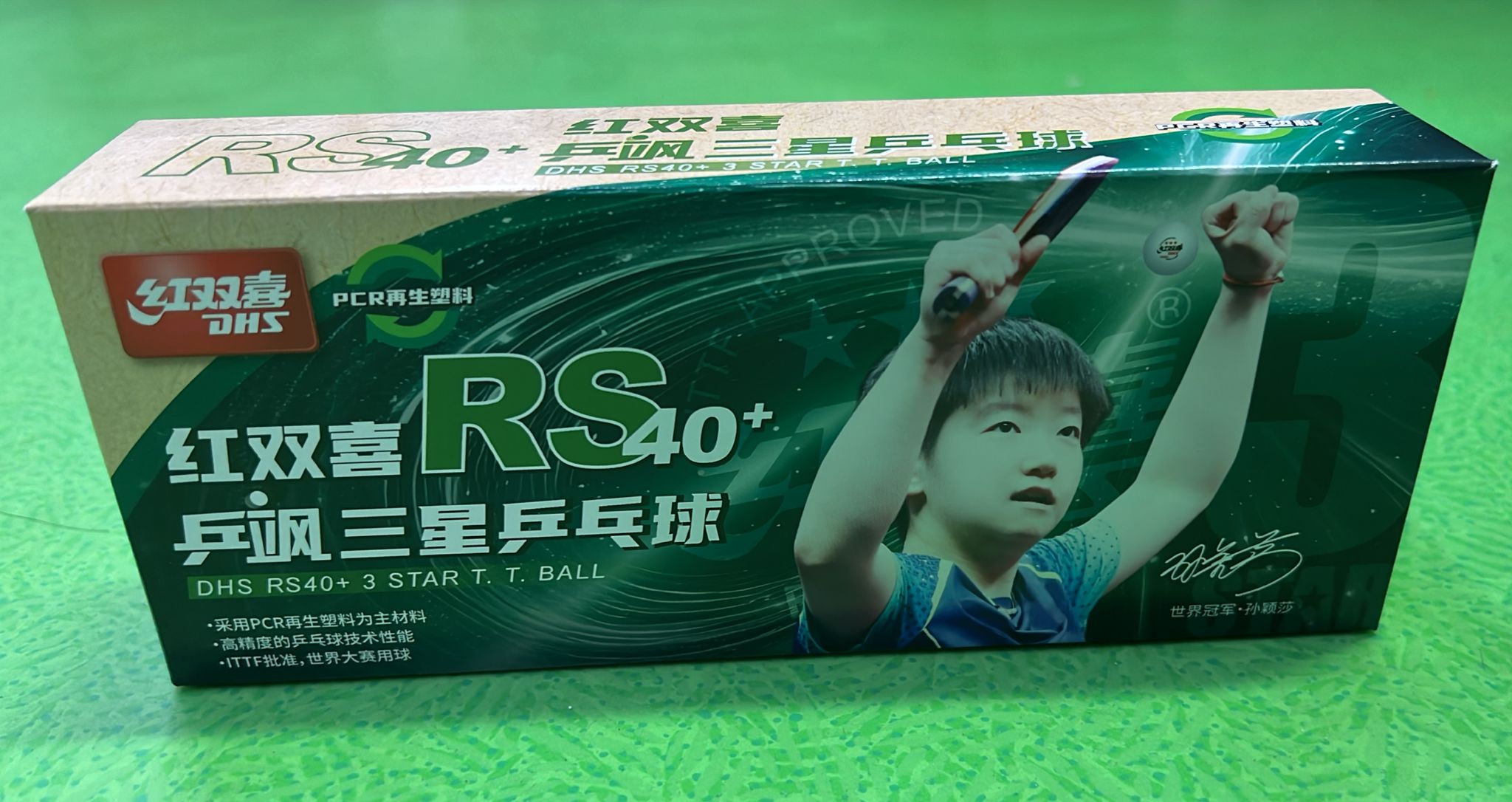 DHS RS40+ 3 STAR BALL – Winning Sports Table Tennis